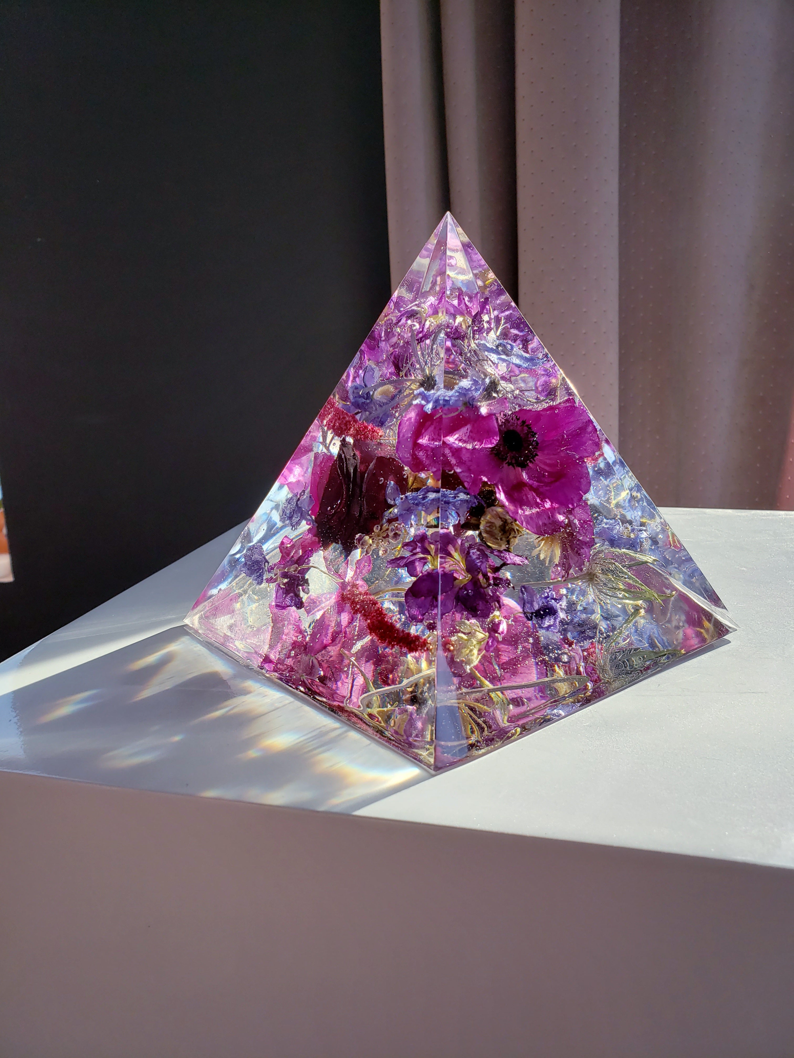 The Pyramid: 7" tall, 3D | White Jasmine Lab - Pittsburgh Flower ...